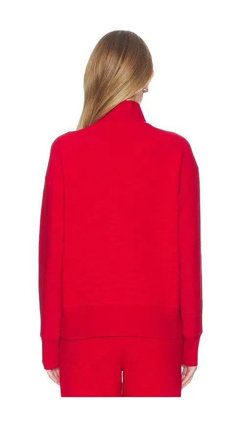 NEGATIVE UNDERWEAR Waffle Knit Pullover - Red