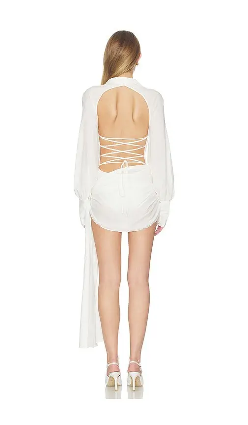 KIM SHUI Long Sleeve Mini Dress