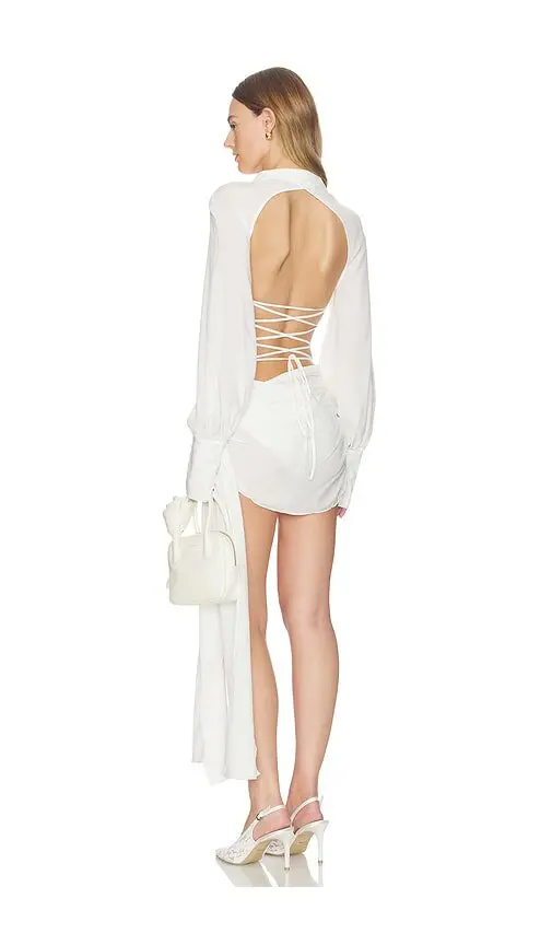 KIM SHUI Long Sleeve Mini Dress