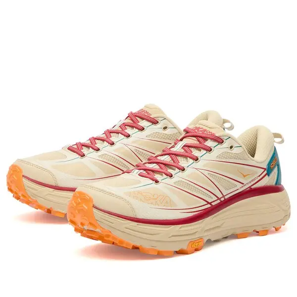 Hoka One One Mafate Speed 2 Sneaker - Cream/pepper