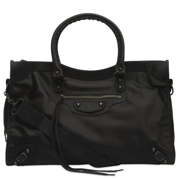 Balenciaga Le City Nylon Travel Bag - Black