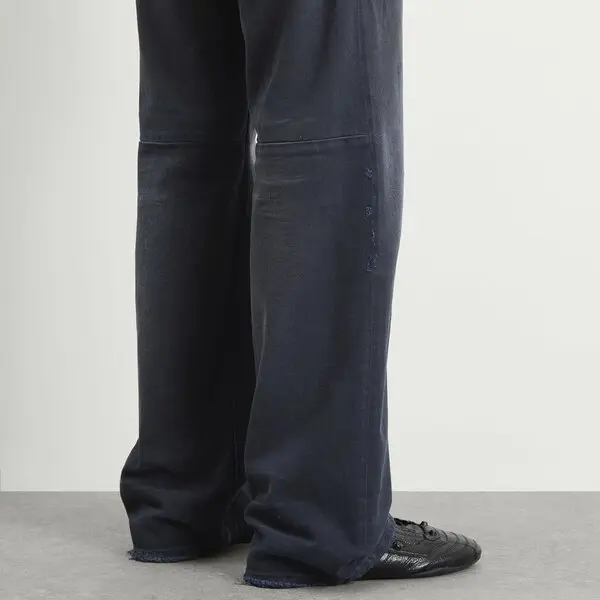 Balenciaga Curved Knee Denim Pants