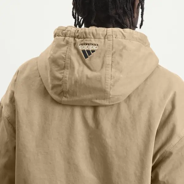 Adidas Eqt Relaxed Fit Canvas Jacket