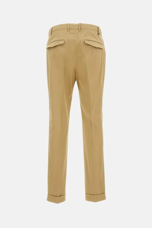 PT TORINO Master Stretch Finetwill Trousers - Beige