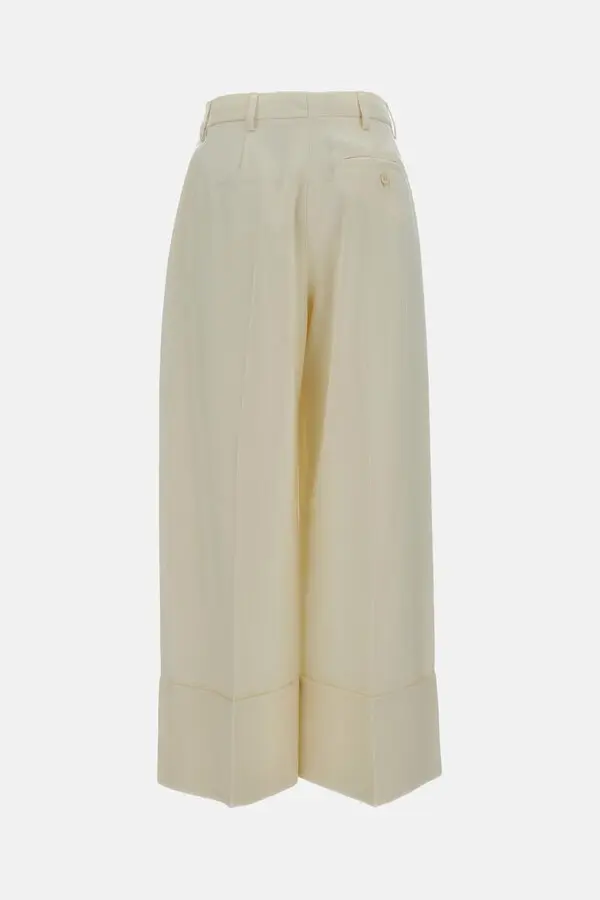 Simone Rocha Wide-leg Cropped Trousers