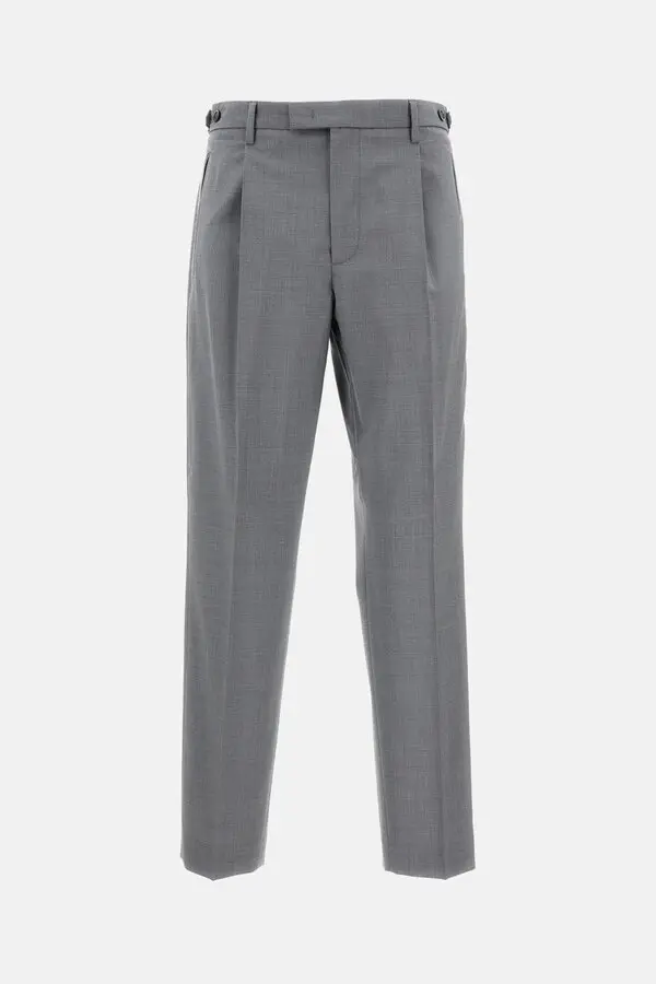 Barena Venezia High-rise Pleated Trousers - Grey