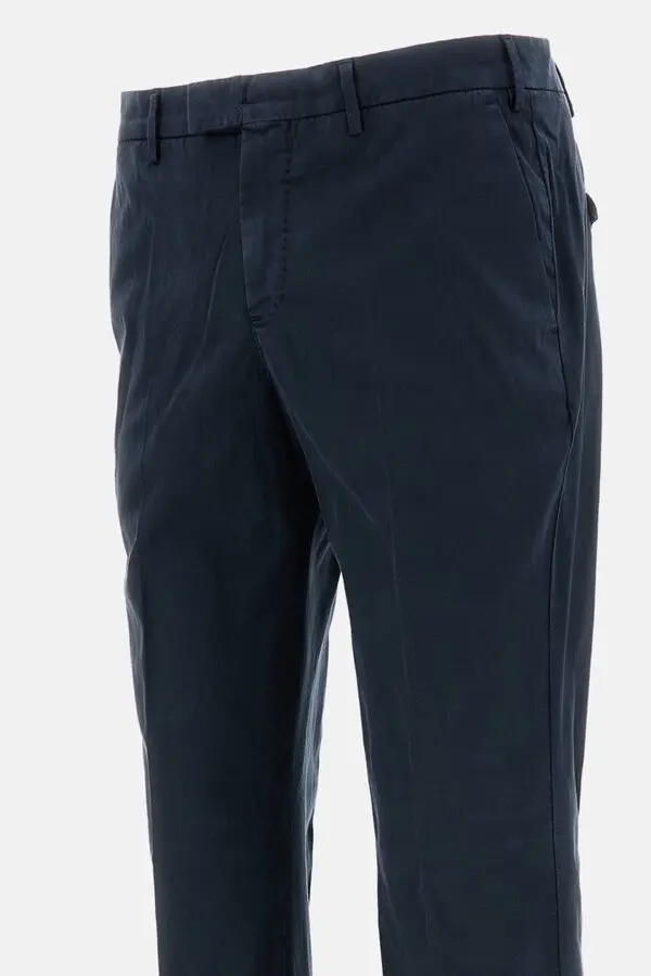 PT TORINO Pantaloni Master Soft Fine Cover Stretch - Blu