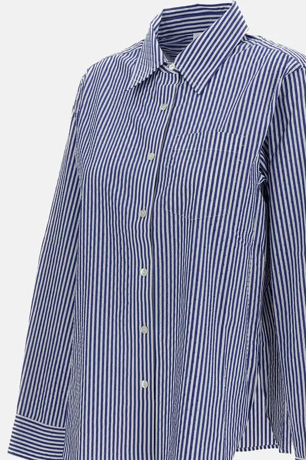 PAROSH Striped Cotton Shirt