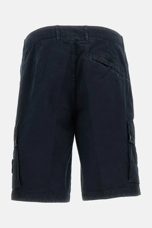 Stone Island Cargo Bermuda Shorts - Blue