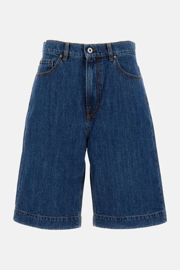 PAROSH Denim Bermuda Shorts
