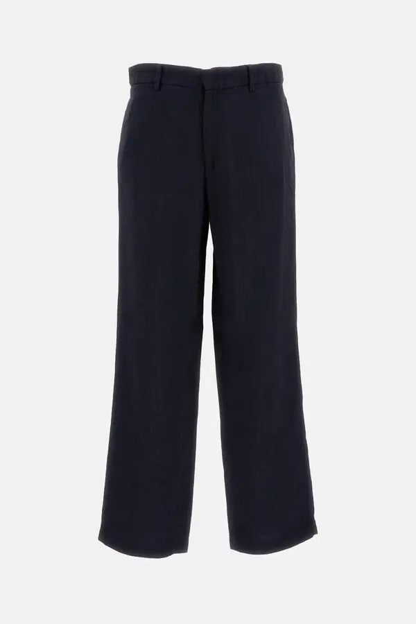 Barena Venezia Delfo Wide-leg Linen Blend Trousers