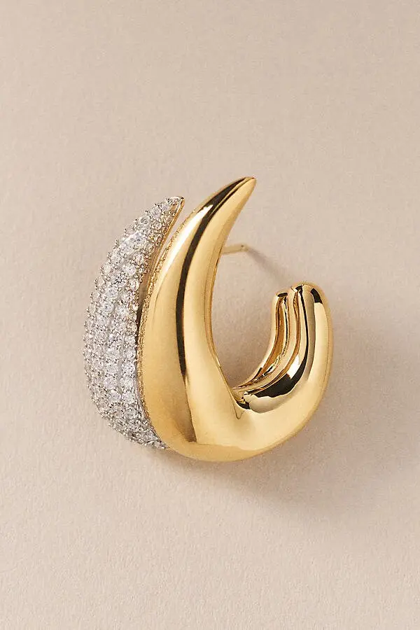 Nadri Bubble Hoop Earrings