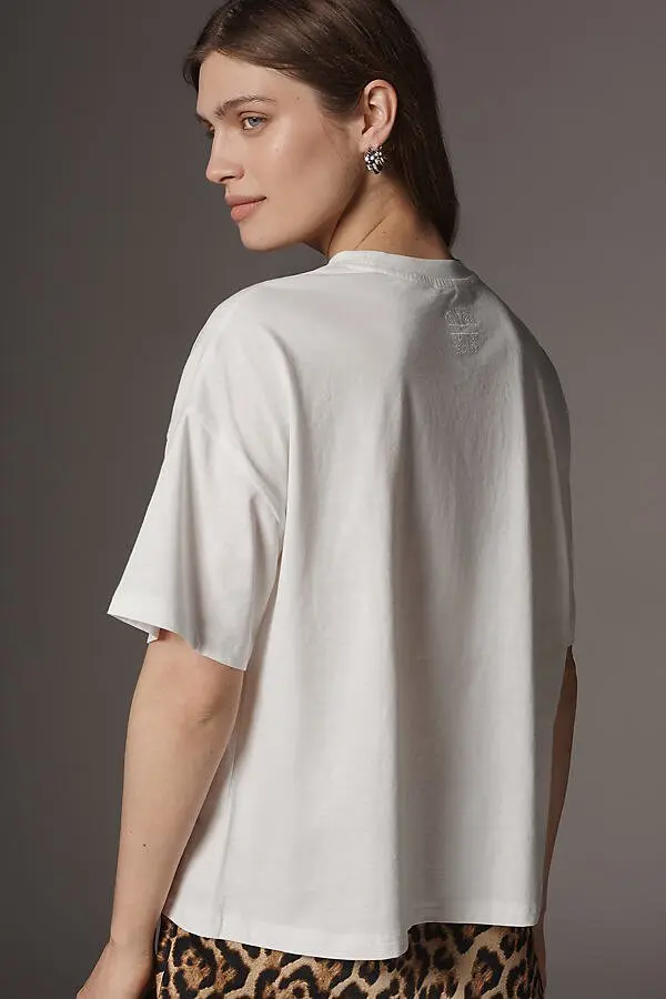 NEVER FULLY DRESSED Boxy T-shirt Top