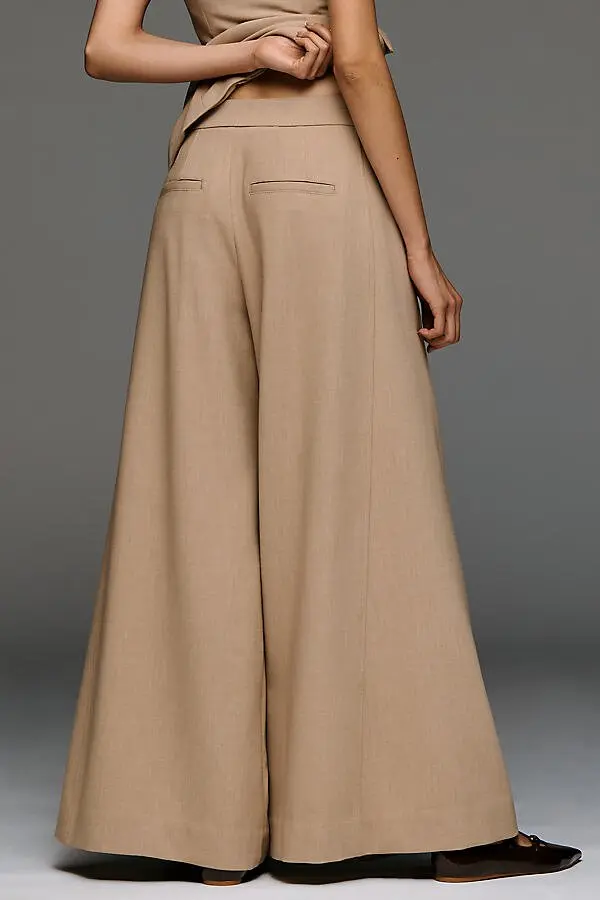 Anthropologie Tailored Palazzo Pants