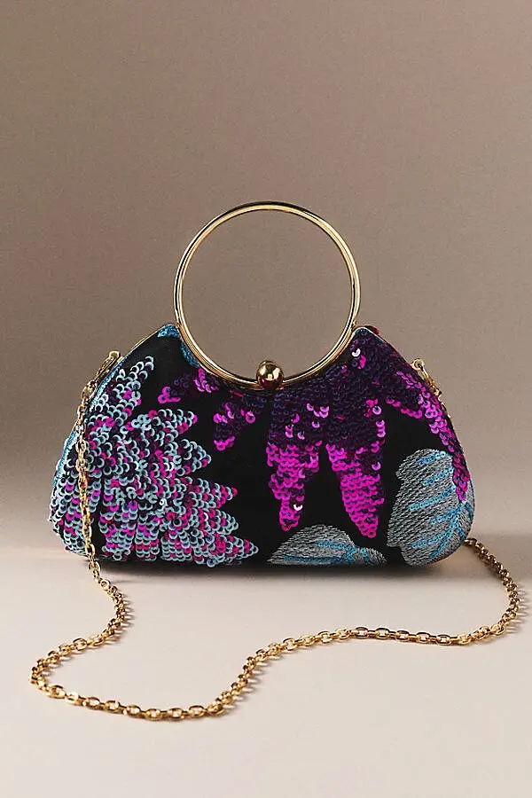 URBAN EXPRESSIONS Phoebe Evening Bag - Black