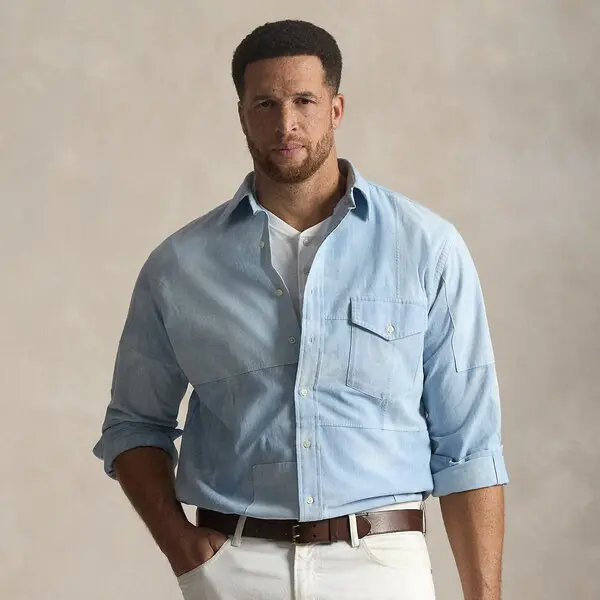 Ralph Lauren Patchwork Chambray Shirt