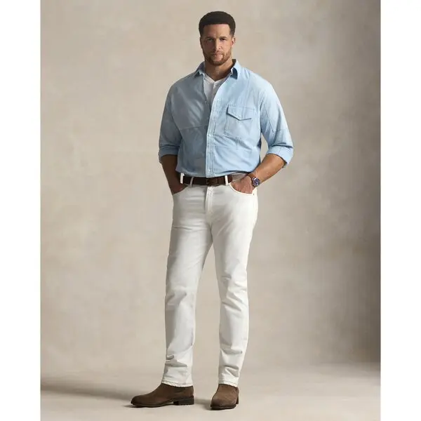 Ralph Lauren Patchwork Chambray Shirt