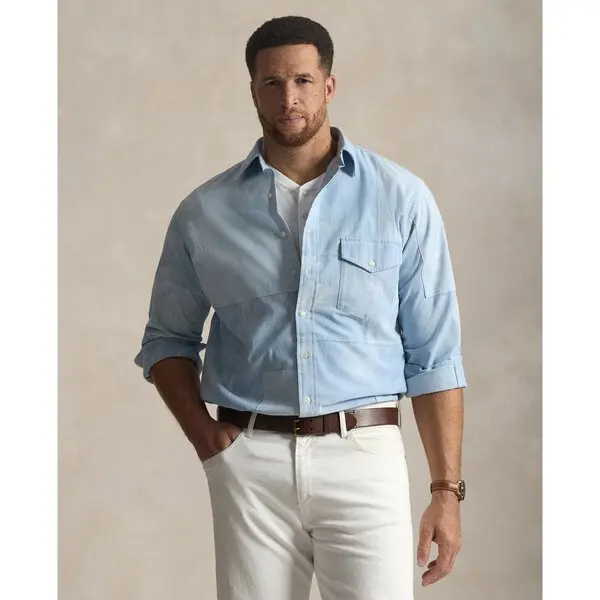 Ralph Lauren Patchwork Chambray Shirt