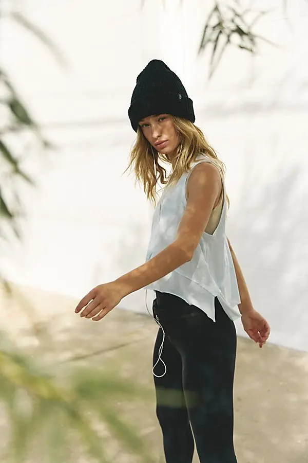 Free People Tempo Tank Top - Arctic Snow