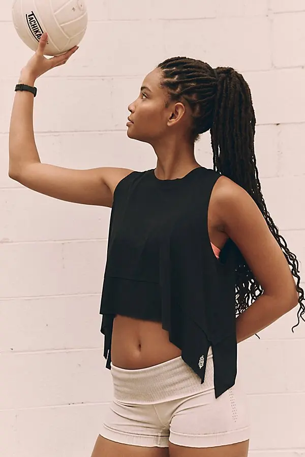 Free People Tempo Tank Top - Black