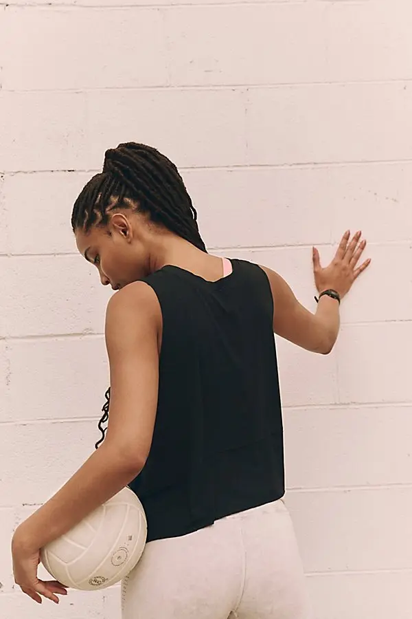 Free People Tempo Tank Top - Black