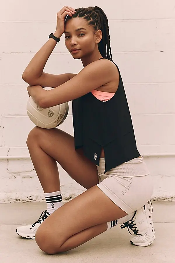 Free People Tempo Tank Top - Black