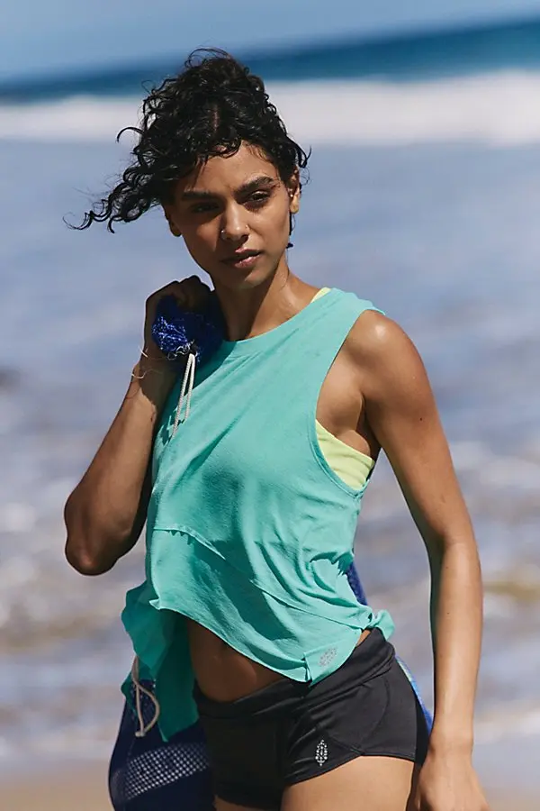 Free People Tempo Uv Protection Tank Top - Glow Wave