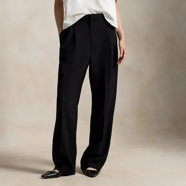 Ralph Lauren Wool-blend Faille Bacall Pant