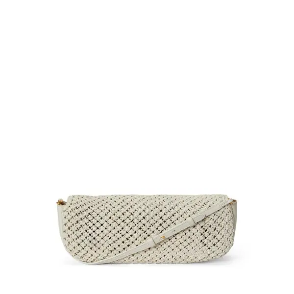 Ralph Lauren Bellport Woven Leather Clutch