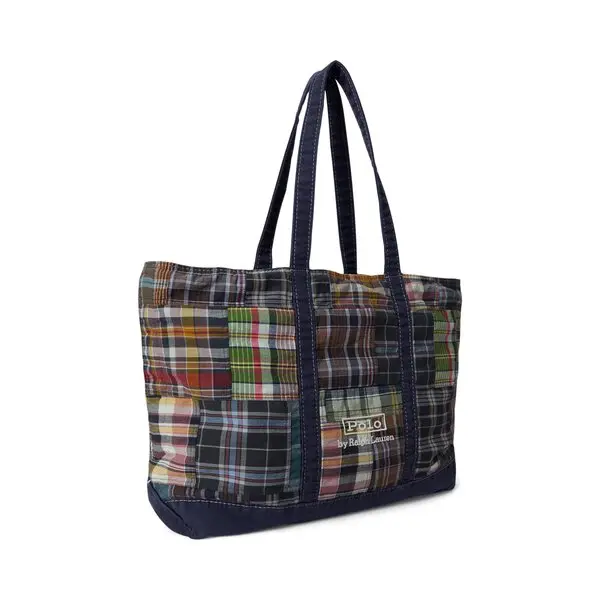 Ralph Lauren Patchwork Madras Tote