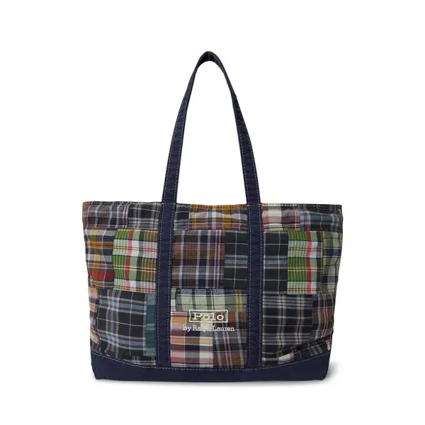 Ralph Lauren Patchwork Madras Tote