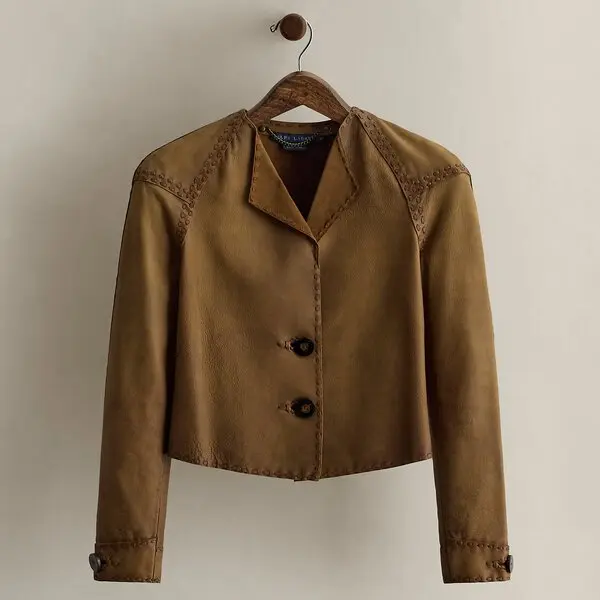 Ralph Lauren Pieced Leather Jacket