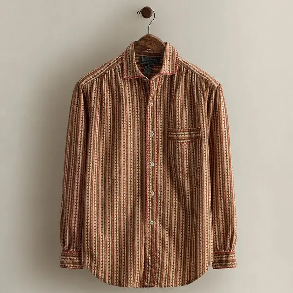 Ralph Lauren C. 1990 Pattern Cotton Shirt