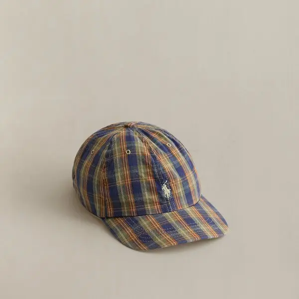 Ralph Lauren Plaid Pony Ball Cap - Multi