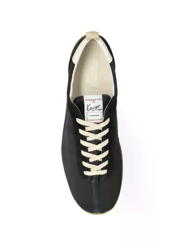 Kenzo Panelled Lace-up Sneakers - Black