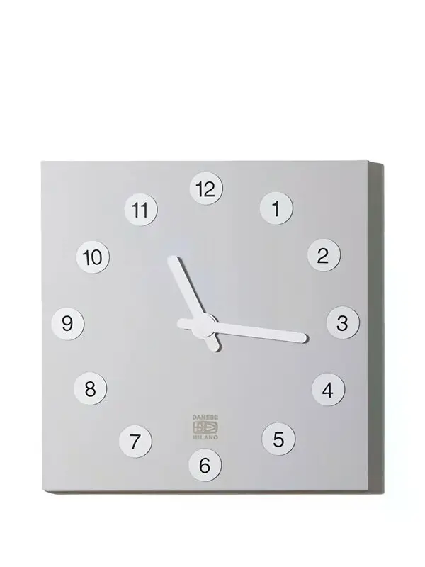 DANESE MILANO Oramai Square Clock - Grey