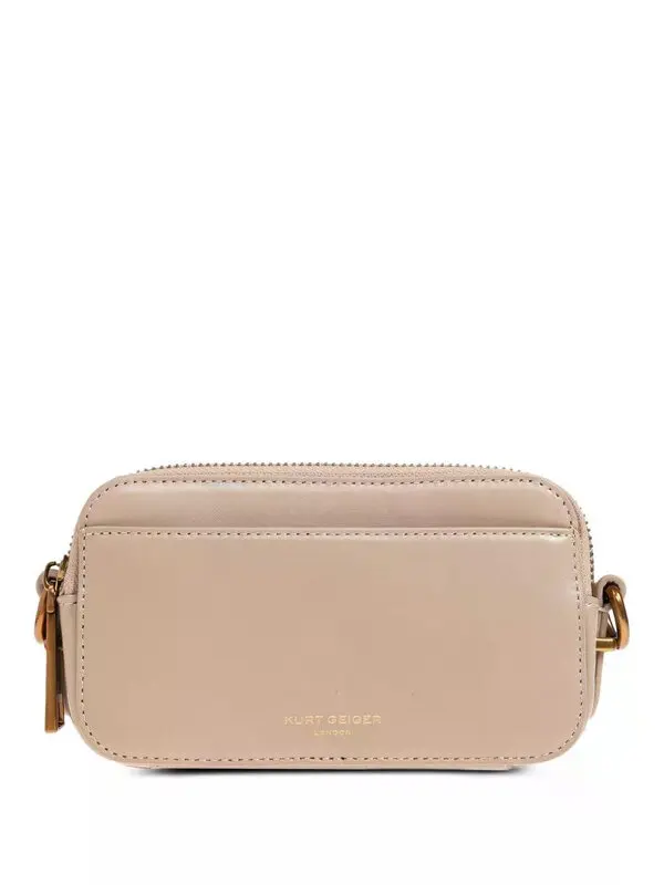 Kurt Geiger Small Shoreditch Leather Cross Body Bag - Neutrals