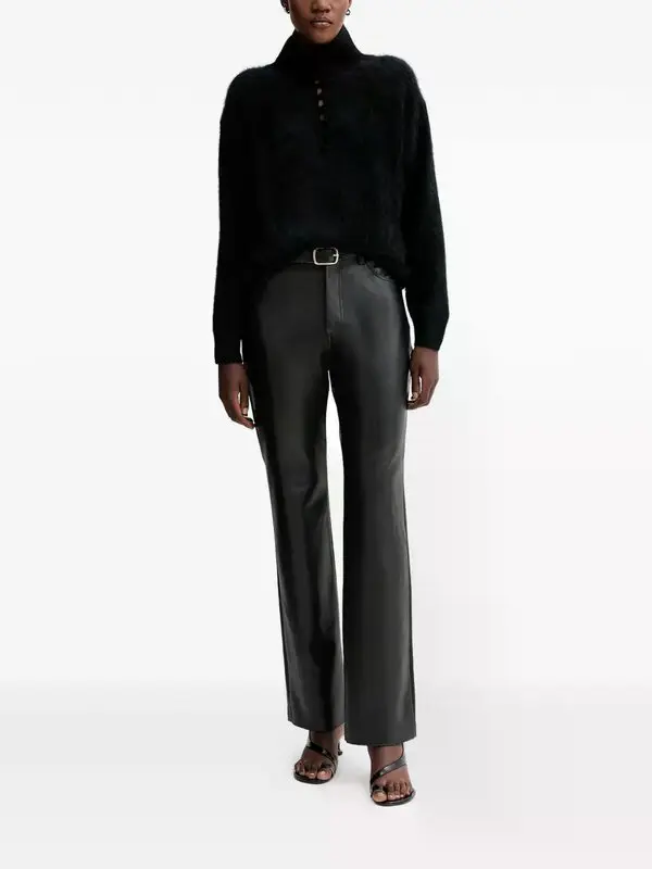 Rag & Bone Jada Buttoned Turtleneck Sweater