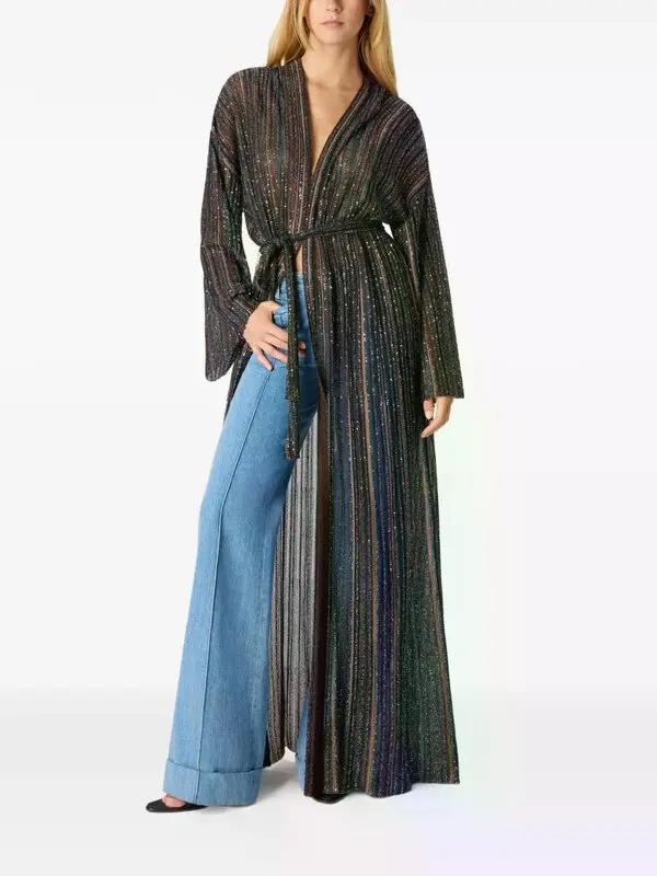 Missoni Belted Striped Cardigan Coat