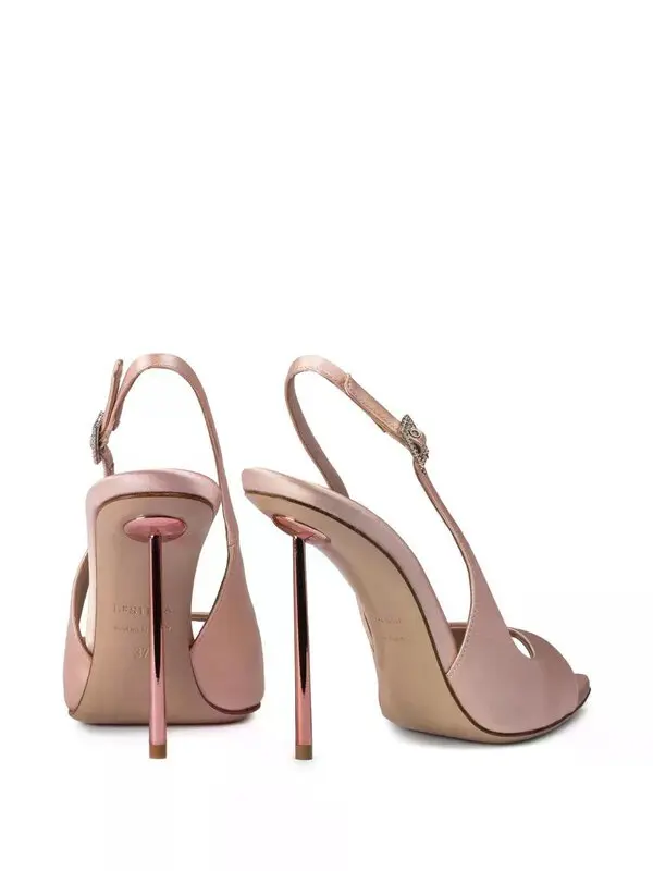 LE SILLA Bella Heeled Slingback Sandals - Pink