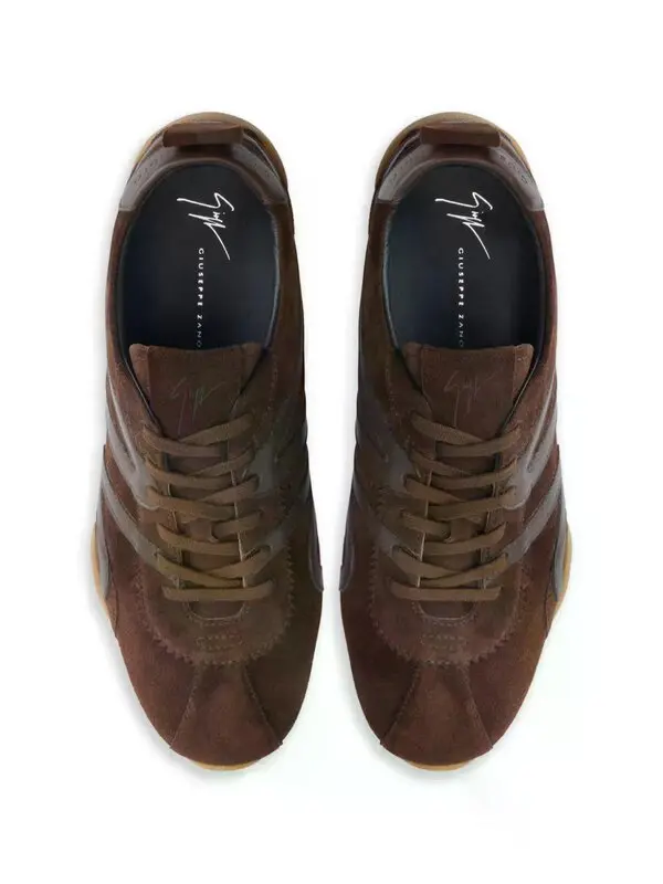 GIUSEPPE ZANOTTI Lace-up Sneakers - Brown