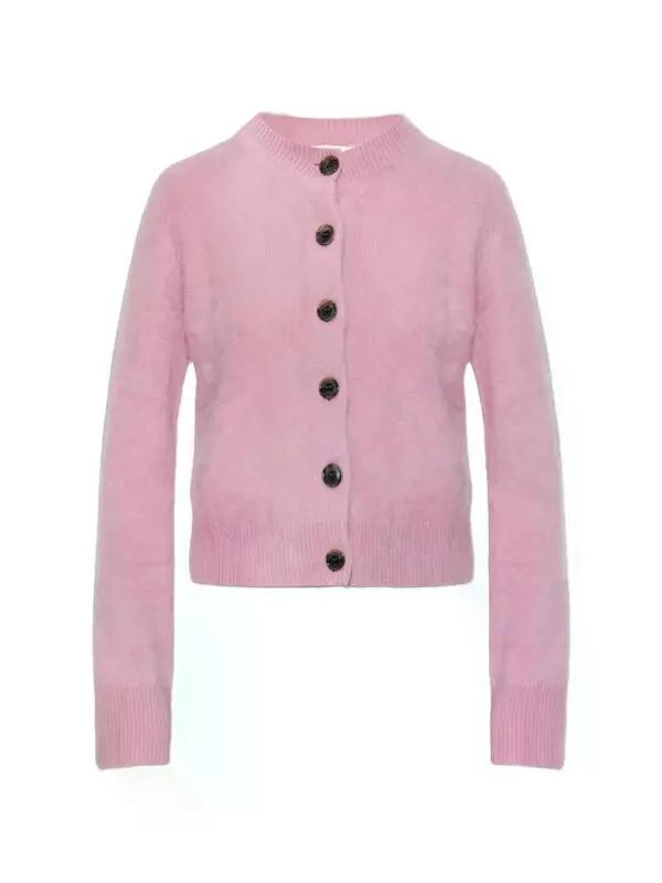 LISA YANG Brushed Button Cardigan