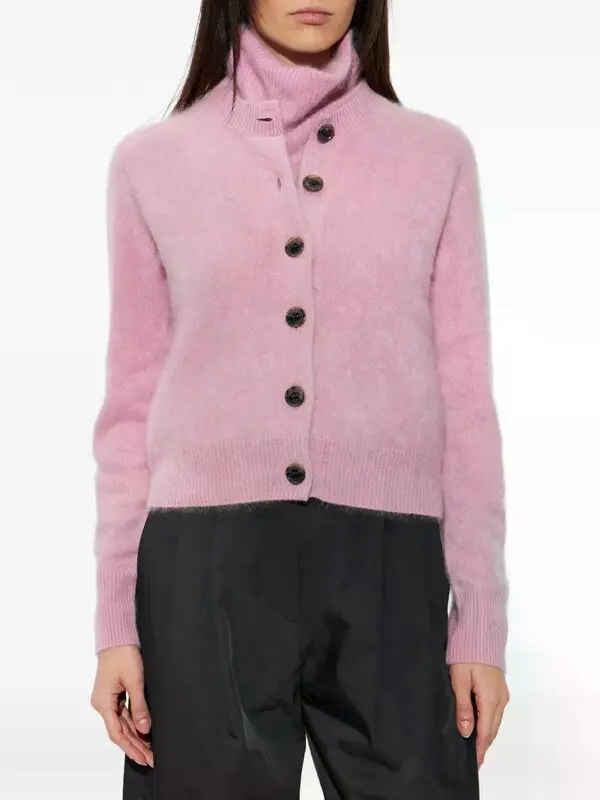 LISA YANG Brushed Button Cardigan