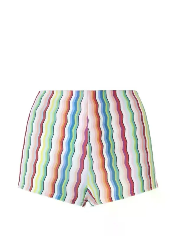Missoni Striped Mini Shorts - Pink