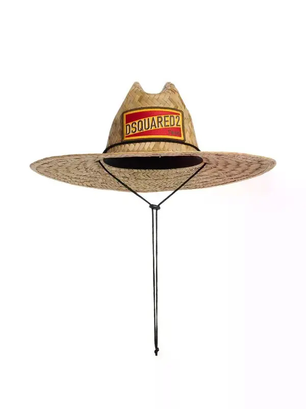 Dsquared2 Logo-patch Sun Hat - Neutrals