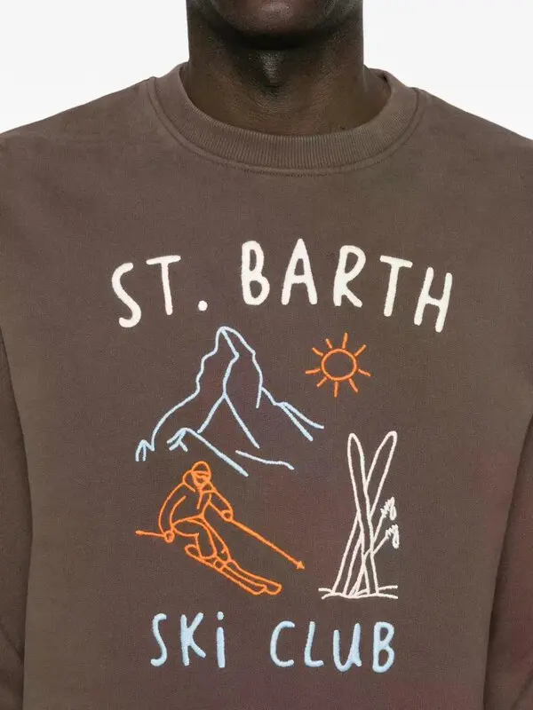 MC2 SAINT BARTH Ski-embroidery Sweatshirt