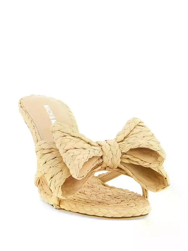 Mach & Mach Le Cadeau Bow-detail Sandals