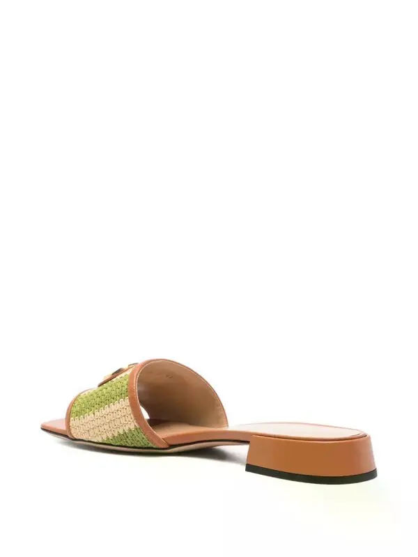 Valentino Garavani Logo Sandals - Neutrals