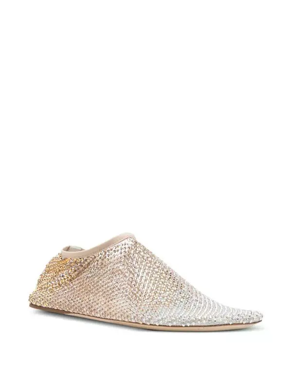 Christopher Esber Embellished Slip-on Flats