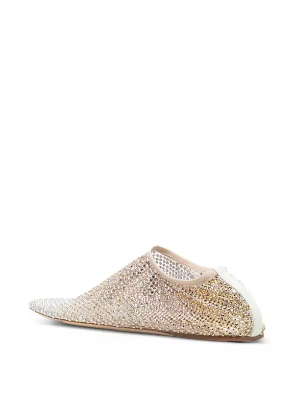 Christopher Esber Embellished Slip-on Flats